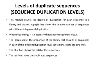 Quality control of sequencing with fast qc obtained with | PDF