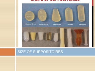 Quality control of suppositories | PPTX | Chemistry | Science
