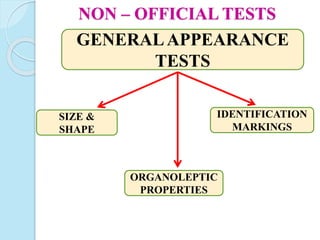 QUALITY CONTROL OF TABLETS | PPTX