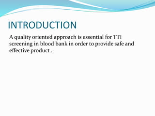 Quality control of tti | PPTX
