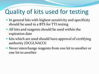 Quality control of tti | PPTX
