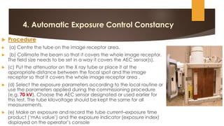 Quality Control of X-ray.pdf Presentation | PDF