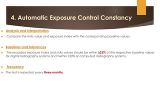 Quality Control of X-ray.pdf Presentation | PDF