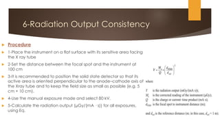 Quality Control of X-ray.pdf Presentation | PDF