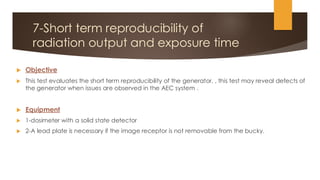 Quality Control of X-ray.pdf Presentation | PDF