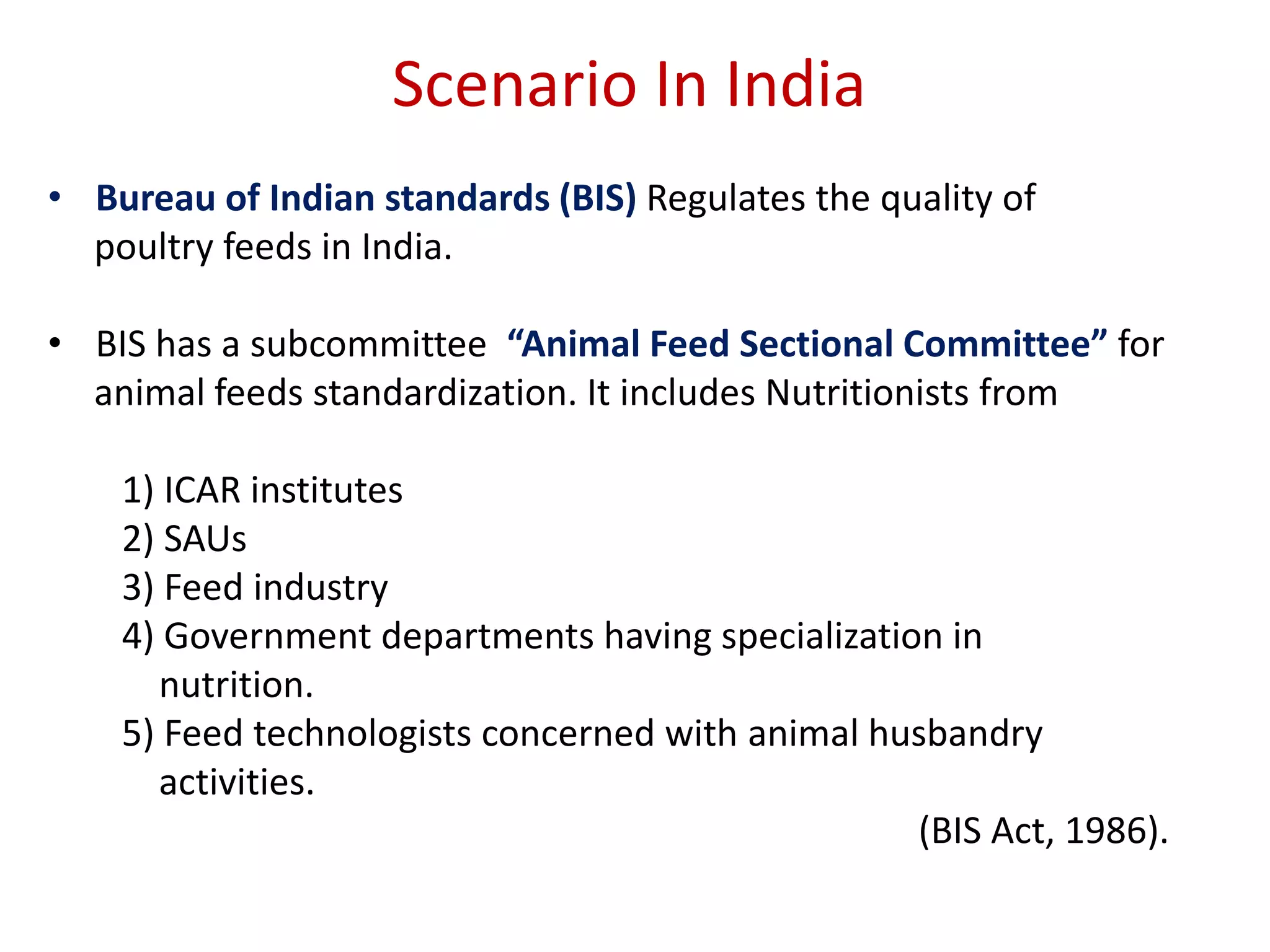 Quality control in poultry feed manufacturing | PPTX