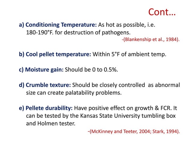 Quality control in poultry feed manufacturing | PPTX