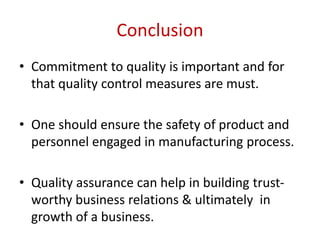 Quality control in poultry feed manufacturing | PPTX