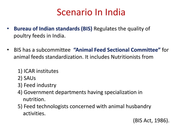 Quality control in poultry feed manufacturing | PPTX