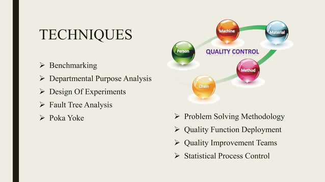 Quality Control - Modern Trends | PPTX | Manufacturing Industry ...