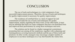 Quality Control - Modern Trends | PPTX