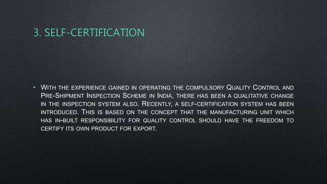 Quality control & pre shipment inspection | PPTX