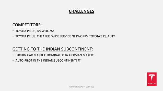 Tesla: Quality Issues | PPTX | Automotive Industry | Industries