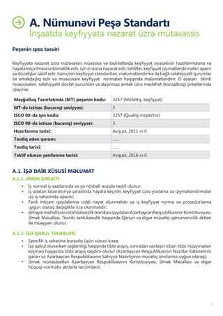 İnşaatda keyfiyyətə nəzarət üzrə mütəxəssis | PDF