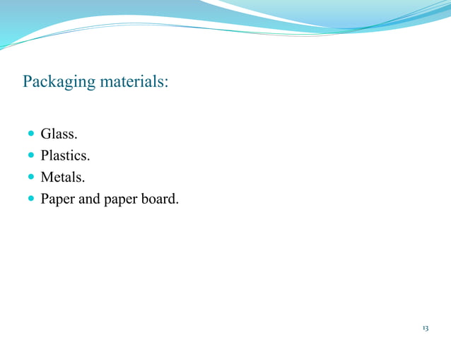 quality control test for containers, closures and secondary packing ...