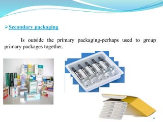 quality control test for containers, closures and secondary packing ...