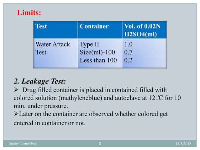 Quality control test for packaging material ,qc test for glass,metal ...