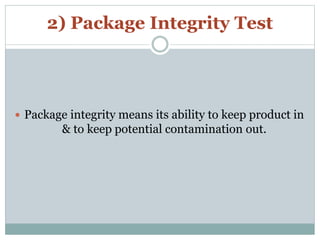 Quality control test for parentrals | PPTX