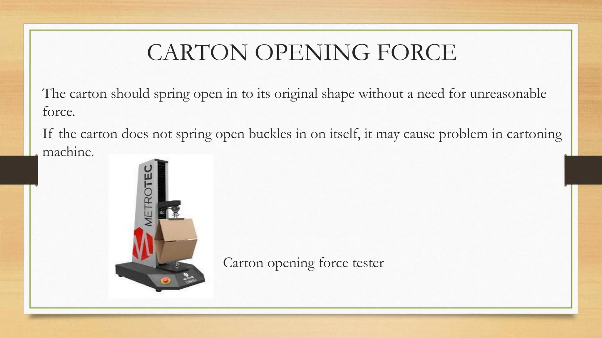 Quality control test for secondary packaging material.pdf