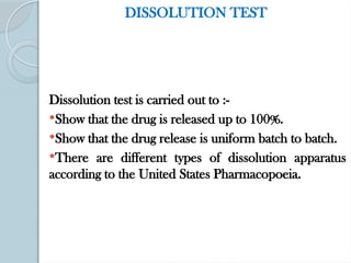 Quality control test for tablet 1.quality control test for tablet | PPTX