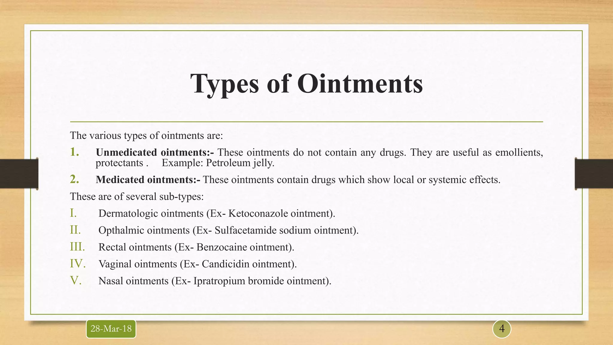 Quality control test of ointment | PPTX