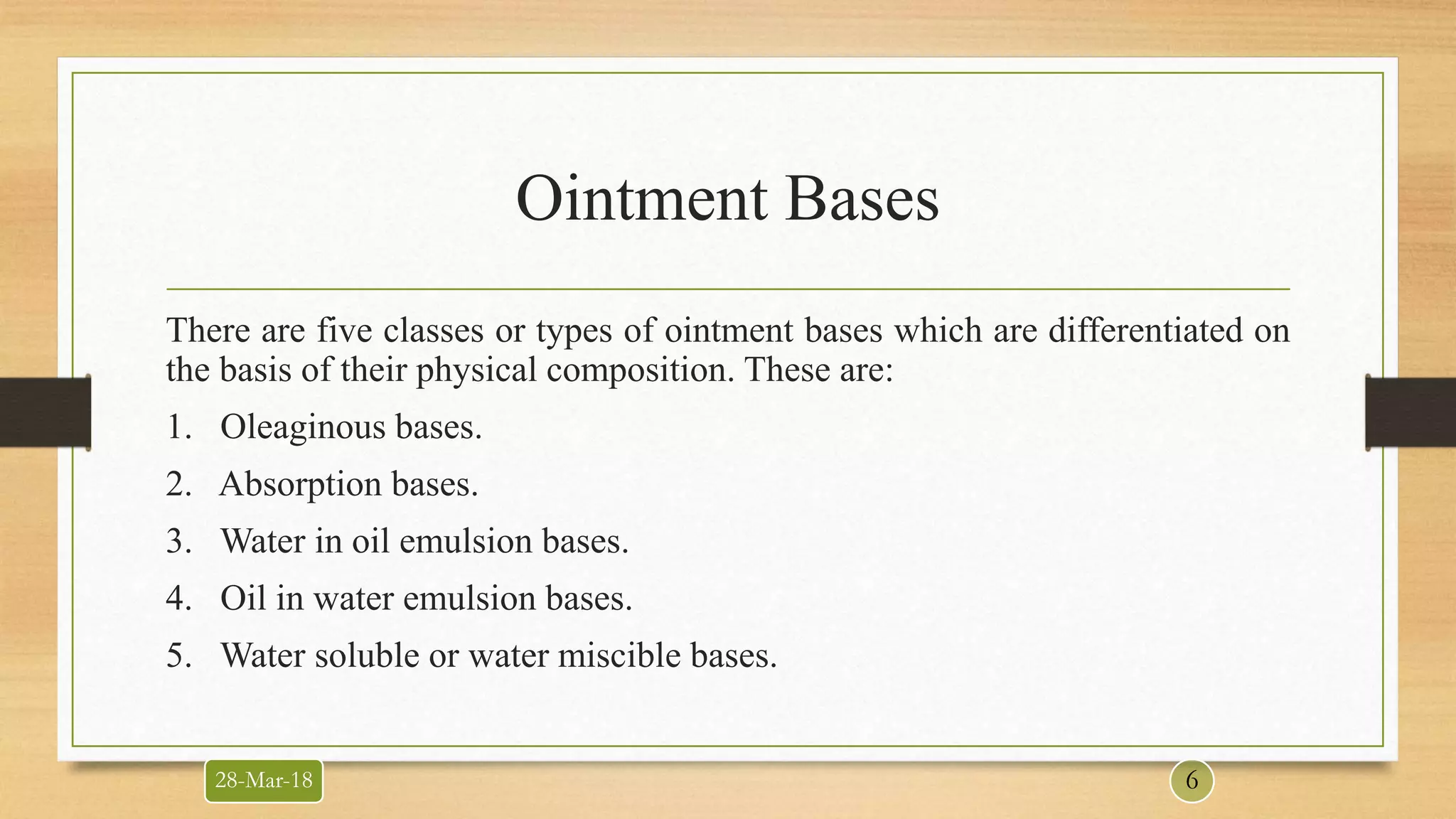 Quality control test of ointment | PPTX