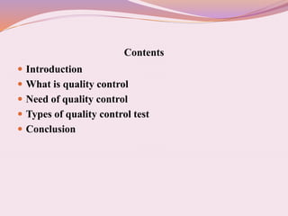 Quality control test of tablets | PPTX
