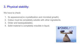 Quality control tests for liquid dosage forms | PPTX