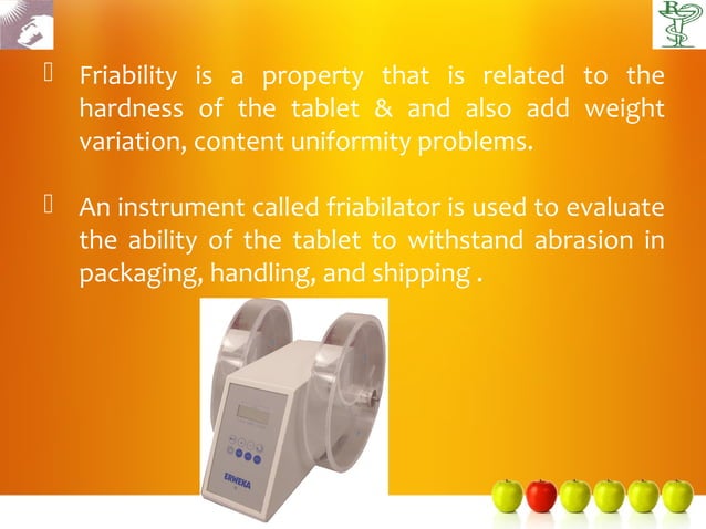 Quality control tests for tablets | PPT