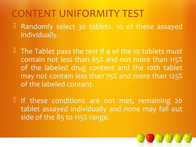 Quality control tests for tablets | PPT
