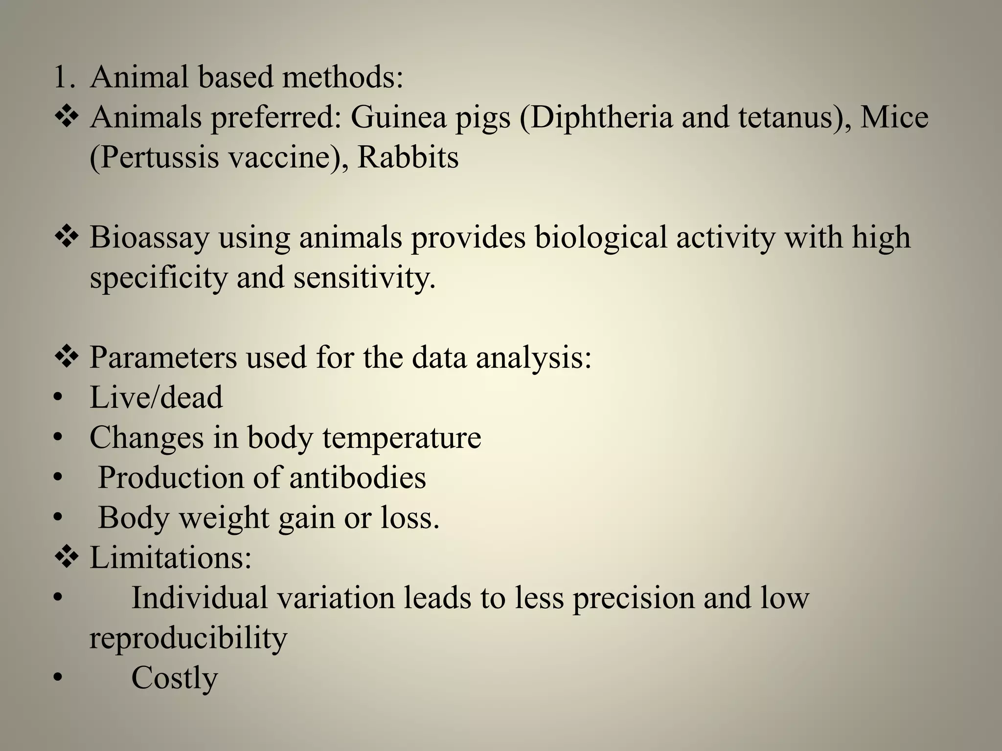 Quality control tests for vaccines converted | PDF