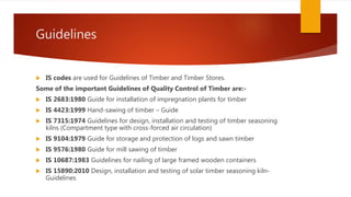 Quality Control- Timber & Structural Steel | PPTX