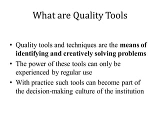 Quality control tools | PPT