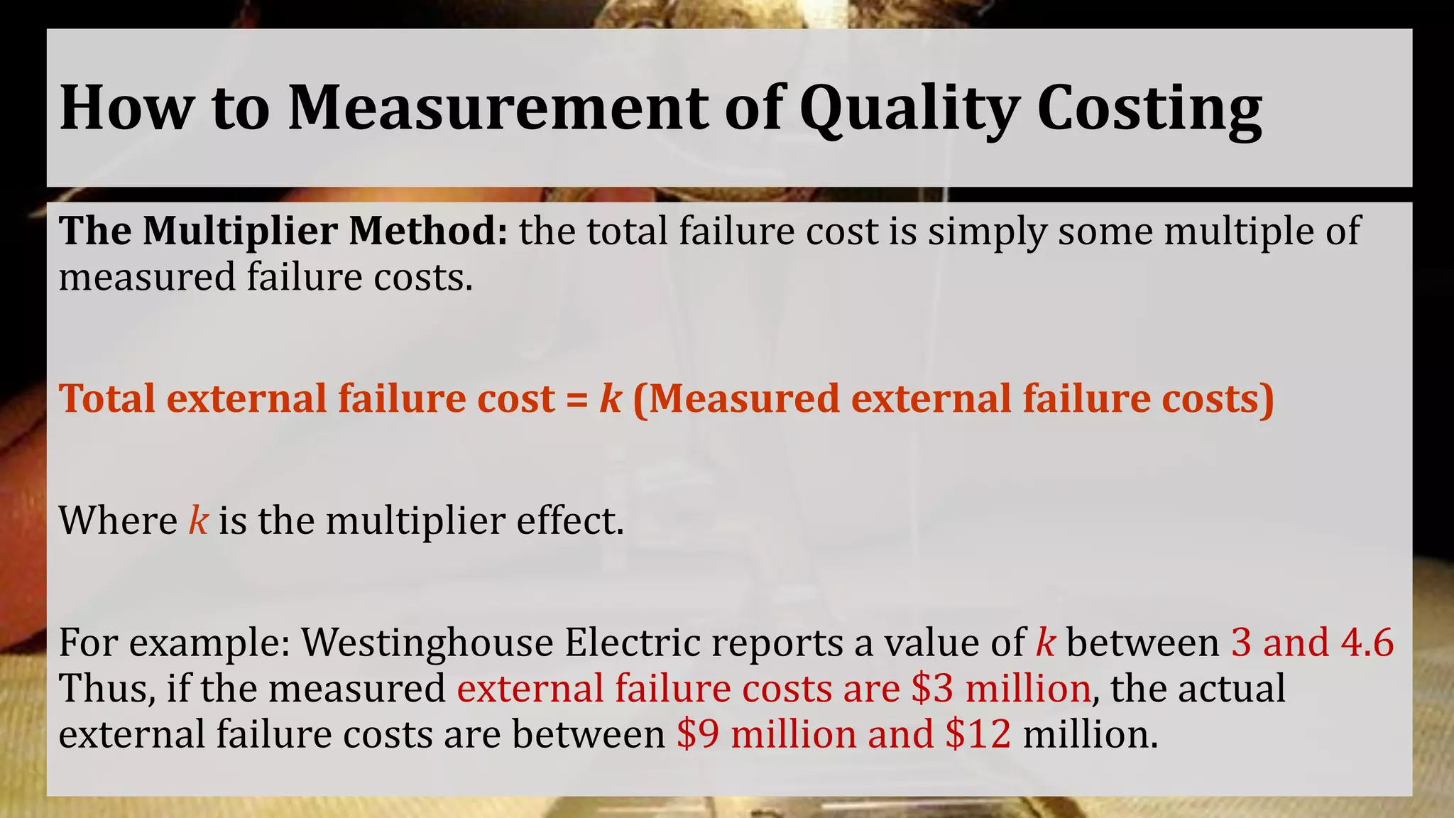 Quality costing and reporting of garments and textile industry of ...