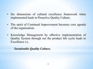 Quality culture (acharya) | PDF