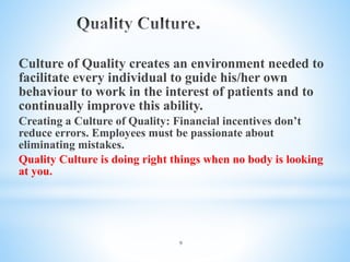 Quality culture (acharya) | PDF