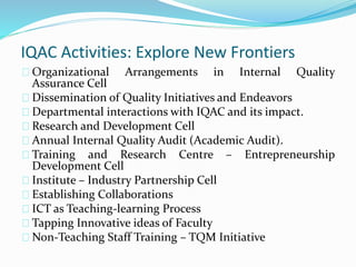Quality culture through iqac in hei | PPTX
