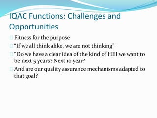Quality culture through iqac in hei | PPTX