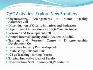 Quality culture through iqac in hei | PPTX