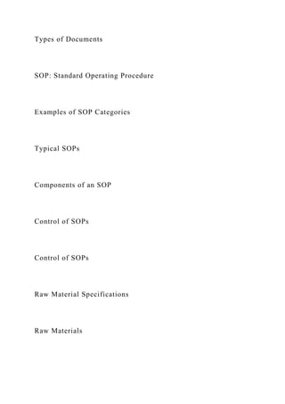 Quality DocumentationDocumentation OverviewThe Q.docx