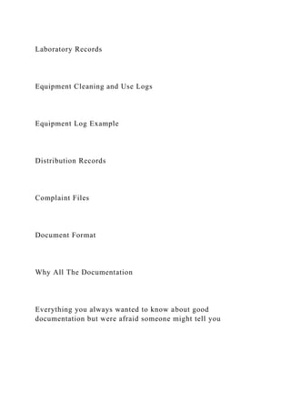 Quality DocumentationDocumentation OverviewThe Q.docx