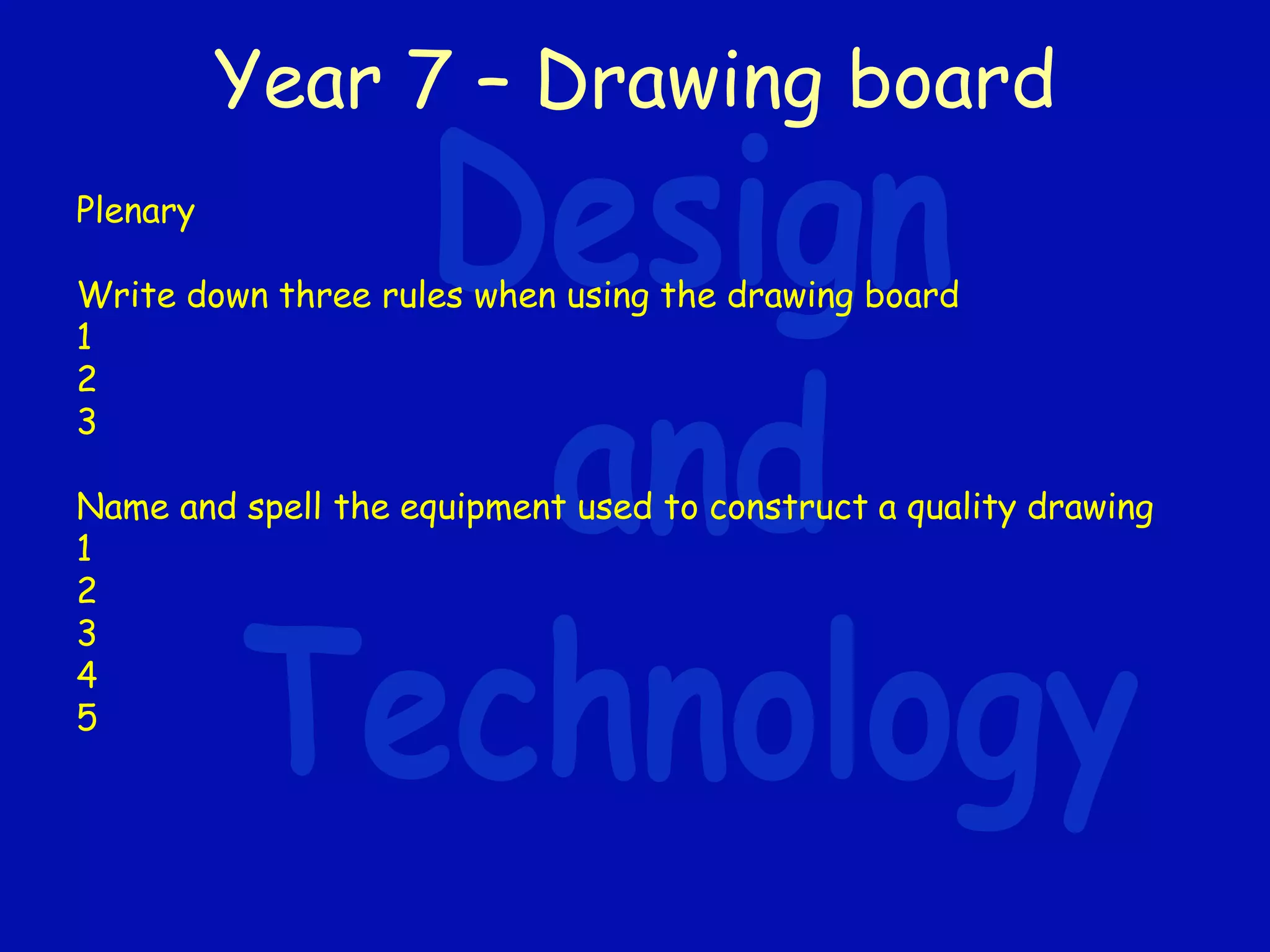 Quality drawing | PPT