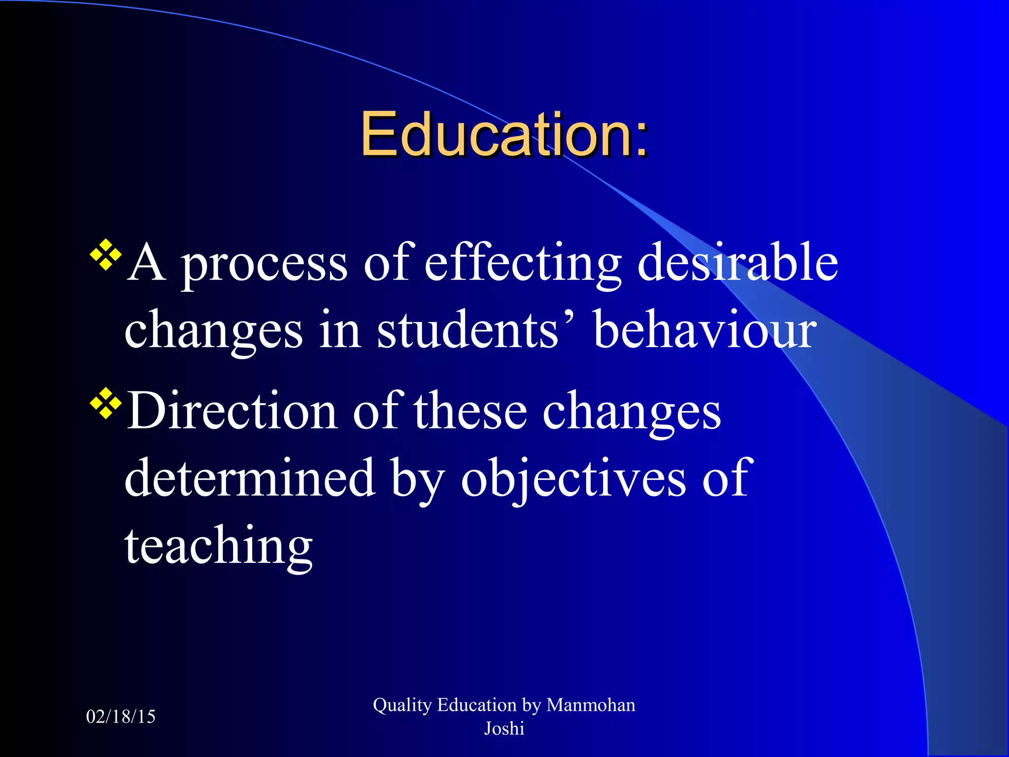 Quality education | PPT