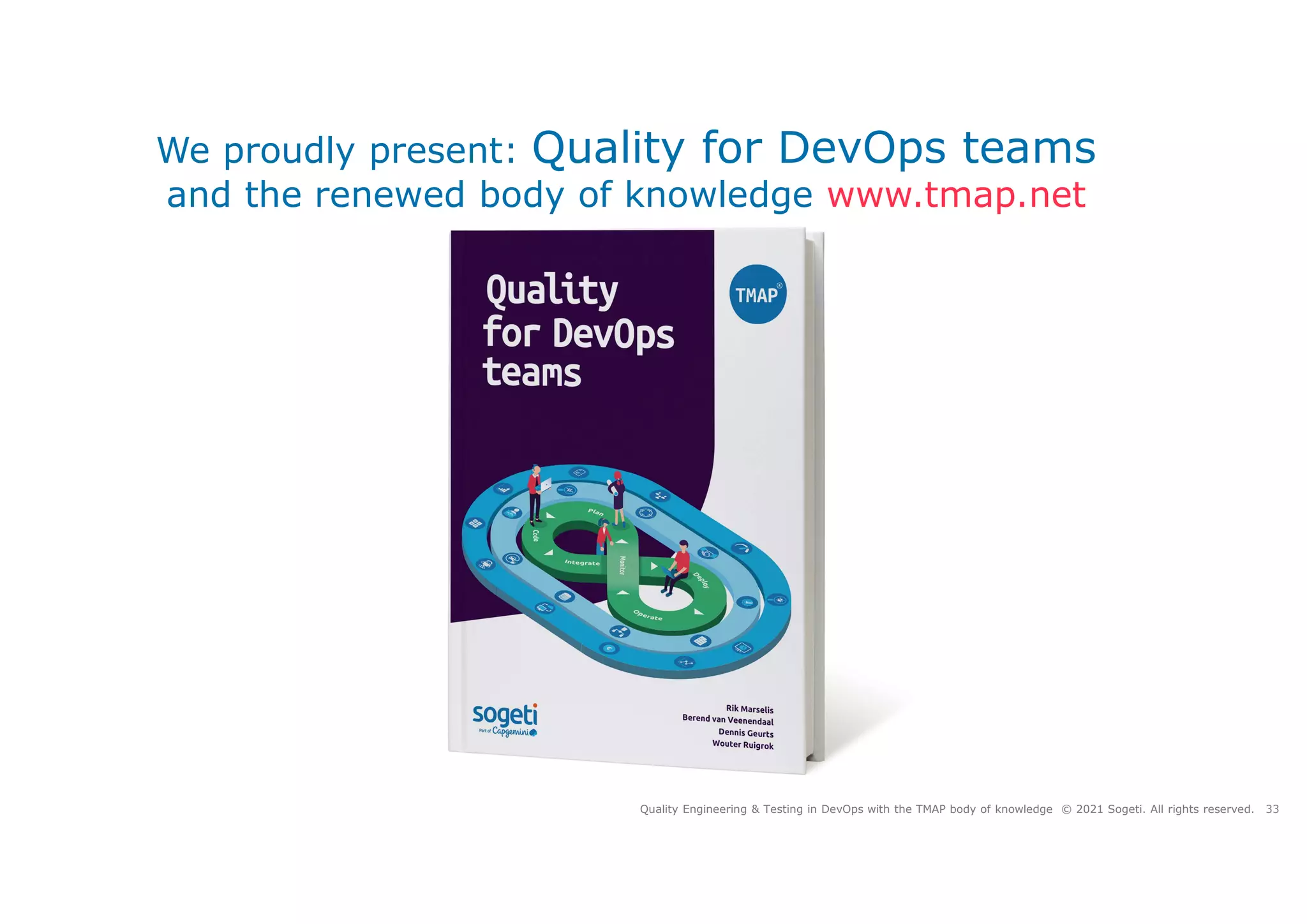 Quality engineering & testing in DevOps IT delivery with TMAP | PPT
