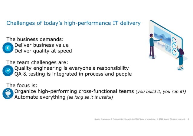 Quality engineering & testing in DevOps IT delivery with TMAP | PPT