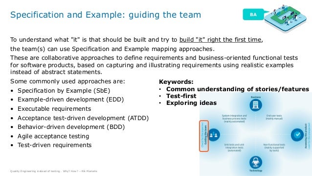 Quality engineering instead of testing... Why? How? | PDF