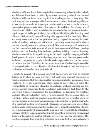 Quality enhancement in teacher education | PDF
