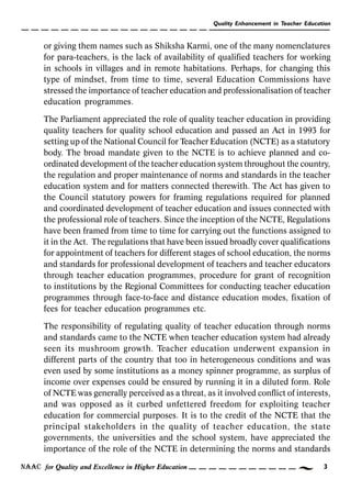 Quality enhancement in teacher education | PDF