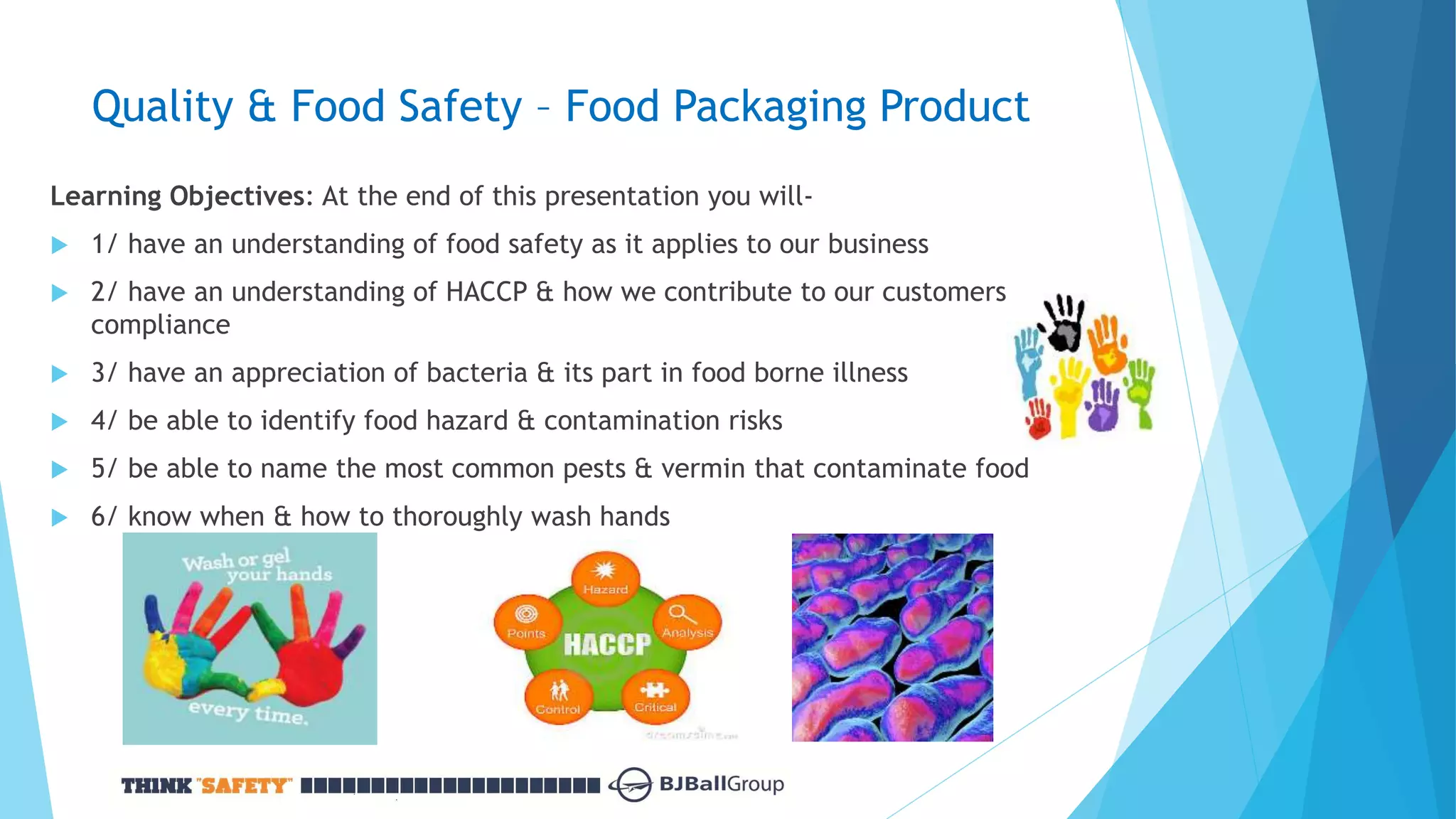 Quality food safety awareness power point | PPTX