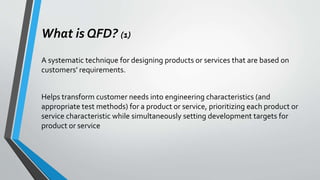 Quality function deployment alitalia's qfd implementation | PPTX | Air ...